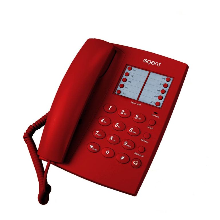 Agent 1000 Phone Red - Agent Headsets UK