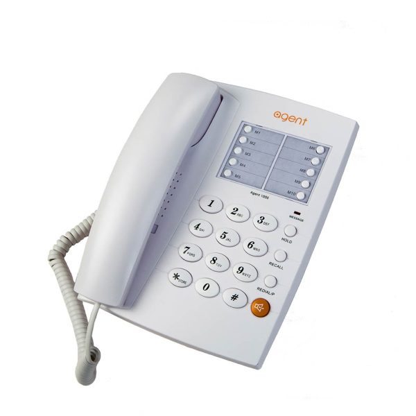Agent 1000 Phone White - Agent Headsets UK