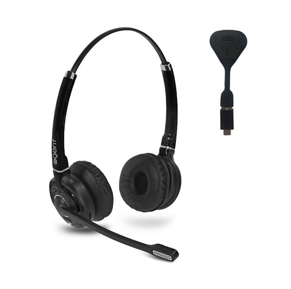 Agent AW40 Double Ear DECT Headset - Agent Headsets