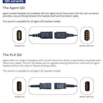 Agent HIS Cable - Agent Headsets